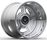 China Custom 3 PC Rims 18X8 And 18X12 Polished For Dodge Charger 1968 for sale