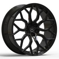 China 24X10.5 5x112 Gloss Black 1 Piece Forged Wheels For BMW X7 for sale