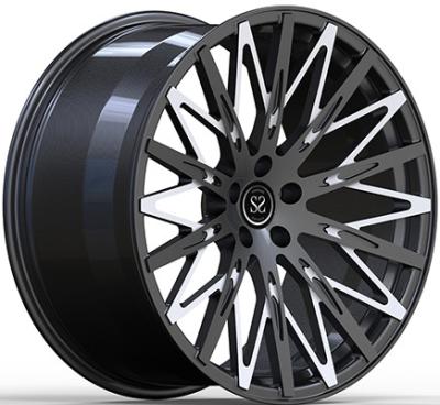 China 22x9.5/ET 12/22x11ET 32 PCD  5x112/CB 66.6 Gun Metal and White Face Rims For BMW 760e 2023 for sale