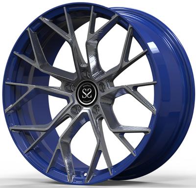China Custom 1Piece Forged Aluminum Alloy Rims BMW 760E 21”Gloss Gun Metal for sale
