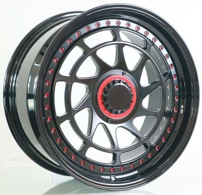 China Audi S8 2014 Year 21x10 2 Piece Forged Wheels Gloss Black for sale