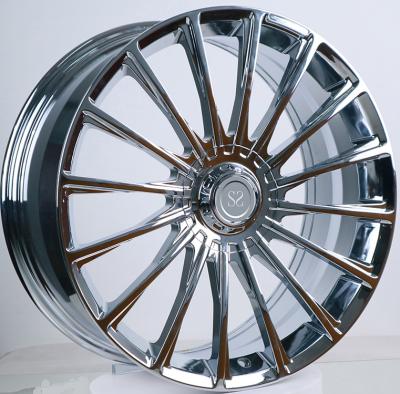 China Mercedes Benz GLS 2021 Custom Chrome Forged Wheels 21x10 And 21x11 for sale