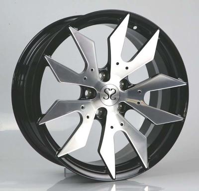 China 20x9.0ET25/20x10.5ET45/5x112/66.6 Black Machined Face 1pc Forged Wheels For Bmw G30 M550d 2025 for sale