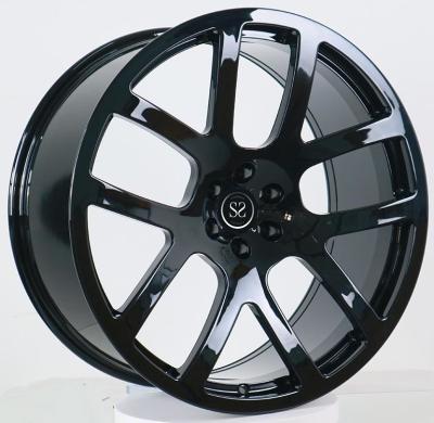 China Toyota LC300 Custom Forged Wheels Gloss Black 18x9  ET+25 PCD  6x139.7 CB   95.1 for sale