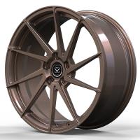 China 8.5Jx19 ET50 5x114.3 Alloy Rims Custom Satin Bronze For Honda  Accord X  (CV) for sale
