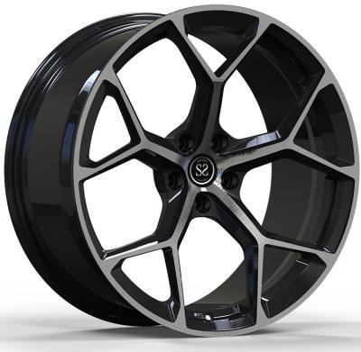 China 10x19ET20/11.5x19ET30/5-120/72.56 Forged Wheels Gloss Black Machined Face For BMW M3 E92 for sale
