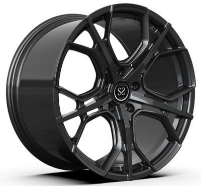 China 21x9.0 And 21x10 Satin Black Satin Black Forged Rims For Benz CLS for sale