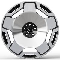 China 22x9 And 22x10 Custom 1-PC Forged Rims Black Polished Face For Benz S500 for sale