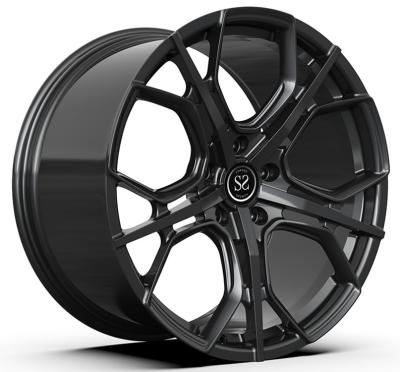 China 21x9 ET23/21x10.5ET38/5x112/66.6 Gloss Black Forged Wheels For 2018 BMW G31 520D Touring for sale