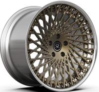 China 21x9.5ET30/22x12.5ET51/5x114.3/67.1 Bronze Polished 2-PC Rims For Ferrari F12 ET -76-90mm/Standard America VIA/JWL for sale
