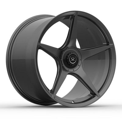 China 20x10 and 20x11.5 Satin Black Center Lock Forged Rims for 2020 Ferrari 812 for sale