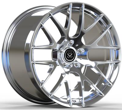 China Custom 1 Piece Forged Wheels 17-24 Inch Universal Vehicle Fit for sale