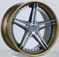 China Custom 2-Piece Forged Wheels 17-26 Inch Universal Fit Chrome Polish for sale