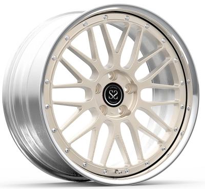 China Custom 2-Piece Forged Wheels 17-24 Inch Universal Fit VIA Certified for sale