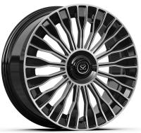 China Custom Forged Wheels 17-24 Inch Universal Fit Gloss Black Machined for sale