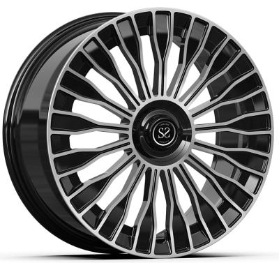China Custom Forged Wheels 17-24 Inch Universal Fit Gloss Black Machined for sale