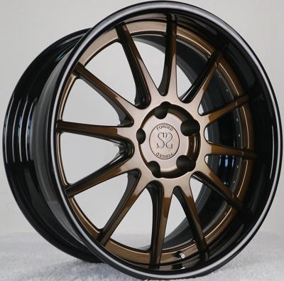 China 18x9.5ET36/19x11ET67/5x120.65 /70.3 Custom Forged 2-PC Rims for Corvette C6 for sale