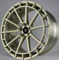 China Light Gold Brushed 20x9.5 2-PC Rims for 2002 Audi RS6 for sale