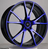 China Tesla Model 3  Goss Black and Blue Face 20x9.0 and 20x10 1-PC Forged Rims for sale