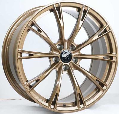 China 20x9.0/ET32/21/5x112/66.6 Gloss Bronze Custom 1-PC Rims for Audi allroad C7 for sale