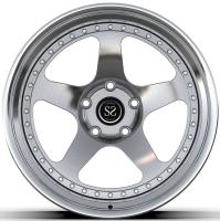 China 2016 Nissan 370z Base model 18x8.5 and 18x9.5 Polished Custom 2-PC Rims for sale