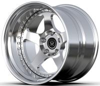 China 2016 Nissan 370z Base model 18x8.5 and 18x9.5 Polished Custom 2-PC Rims for sale