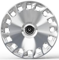 China 22x9.5 Brushed Face and Polished Windows Custom 1-PC Forged Rims for Range Rover 2021 for sale
