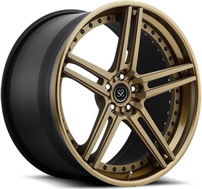 China 20x9.0 and 21x13 Custom 3 Piece Forged Wheels for Porsche Carrera 992 for sale