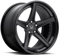 China 9Jx20 and 13Jx21 Satin Black 3 Piece Forged Wheels for Lamborghini LP780-4 for sale