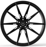 China 21x9.5 and 21x11 Piano Black Custom 1-PC forged Rims with 5x130 bolt pattern for Porsche for sale