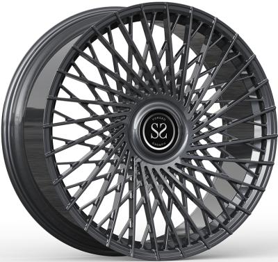 China Range-Rover Sport Multi-Spoke Satin Grey 1 Piece Forged Wheels for sale