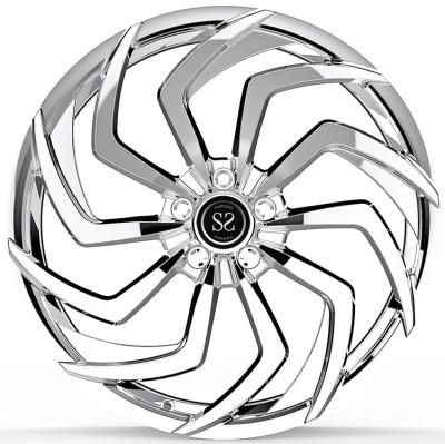 China Chrome Custom 1 Piece Forged Wheels 23x11 for BMW XM for sale