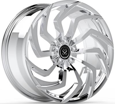 China BMW M4 2022 Year Real Chrome Custom 1-PC Forged Rims 20x10.5 and 21x11.5 for sale