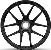 China Staggered 20 and 21 inches Satin Black Custom 1-PC Forged Wheels for Corvette C8 2021 for sale