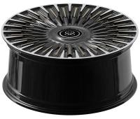 China XC90 2021 22x9.0 Custom 1-PC Forged Rims Black+Machined Face for sale