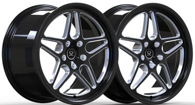 China Hyper Black Forged Monoblock Rims Gloss Black 19x8.5 for sale