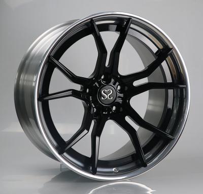 China Audi R8 Gloss Disc and Polished Lip 20x8.0 and 20x11 Custom 2-PC Rims for sale