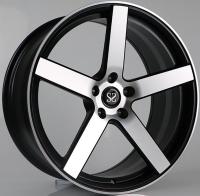 China Ford GT500 21 and 22 Black Diamond Cutting Face 1-PC Forged Wheels for sale