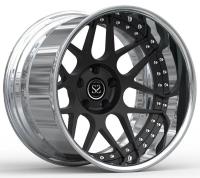 China 20x8.5 and 20x9.5 Chrome&Black 2 Piece Forged Wheels for BMW 540i for sale