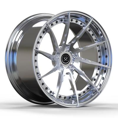 China BMW 730d 22x9.0 and 22x11 Custom 2 Piece Forged Wheels for sale