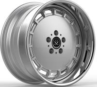 China 19x8.5ET38/19x9.5ET56/5x112/66.6 3-PC Polished+Bronze Rims For2019 Mercedes-Benz C-Class AMG C 63 S Br205 for sale