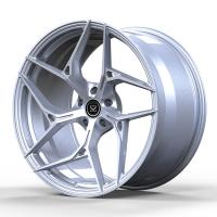 China Silver 1PC Forged Aluminum Alloy Rims C6 Custom Staggered 19 And 20 for sale