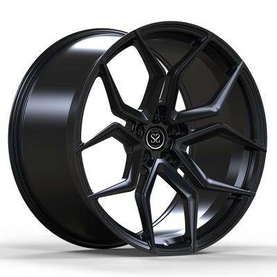 China BMW X6 2023 23x10 and 11 Forged Wheels Satin Black Customized for sale