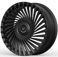 China Mercedes-Benz v class bus 18x7.5 Satin Black Custom 1-PC Forged Rims for sale