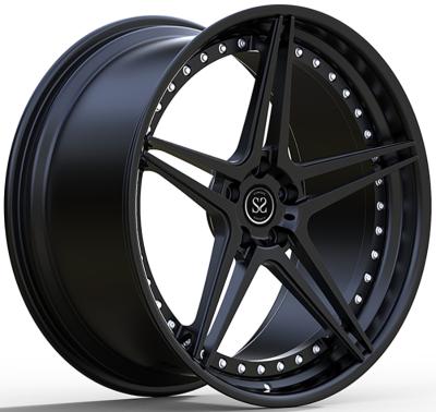 China Custom Design 2-Piece Forged Wheels with Lifetime Warranty for Universal Vehicle Fit for sale