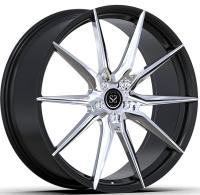 China Tuning Style Custom 1-PC Rims Polished Face and Black Barrel 20