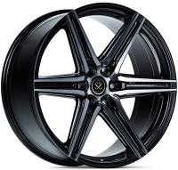 China 5-Spokes Custom 1 Piece Forged Wheels Polished Spokes and Gloss Back 18