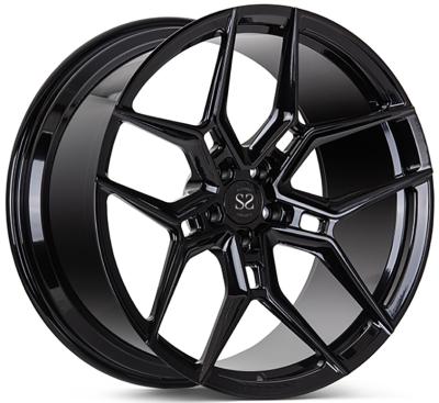 China Custom Wheel 18x8 5x114.3 Gloss Black ET-25~76mm for sale