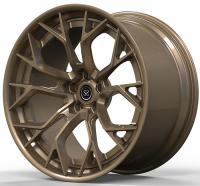 China Bronze 6061-T 6 Aluminum Alloy 2 Piece Forged Wheels Hyper Black Bolt Pattern Custom 5x120 5x114.3 5x139.7 5x110 5x112 for sale
