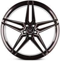China Audi S6 C8 Gloss Coffee Bronze Custom 1 Piece Forged Wheels with Custom H-PCD and 17-24